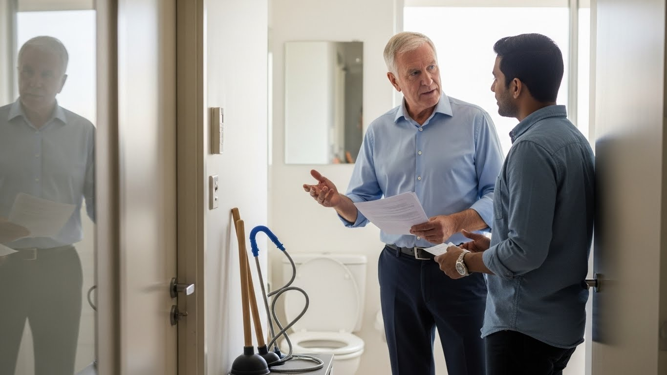 Who Pays for a Blocked Toilet in a Rental Property?
