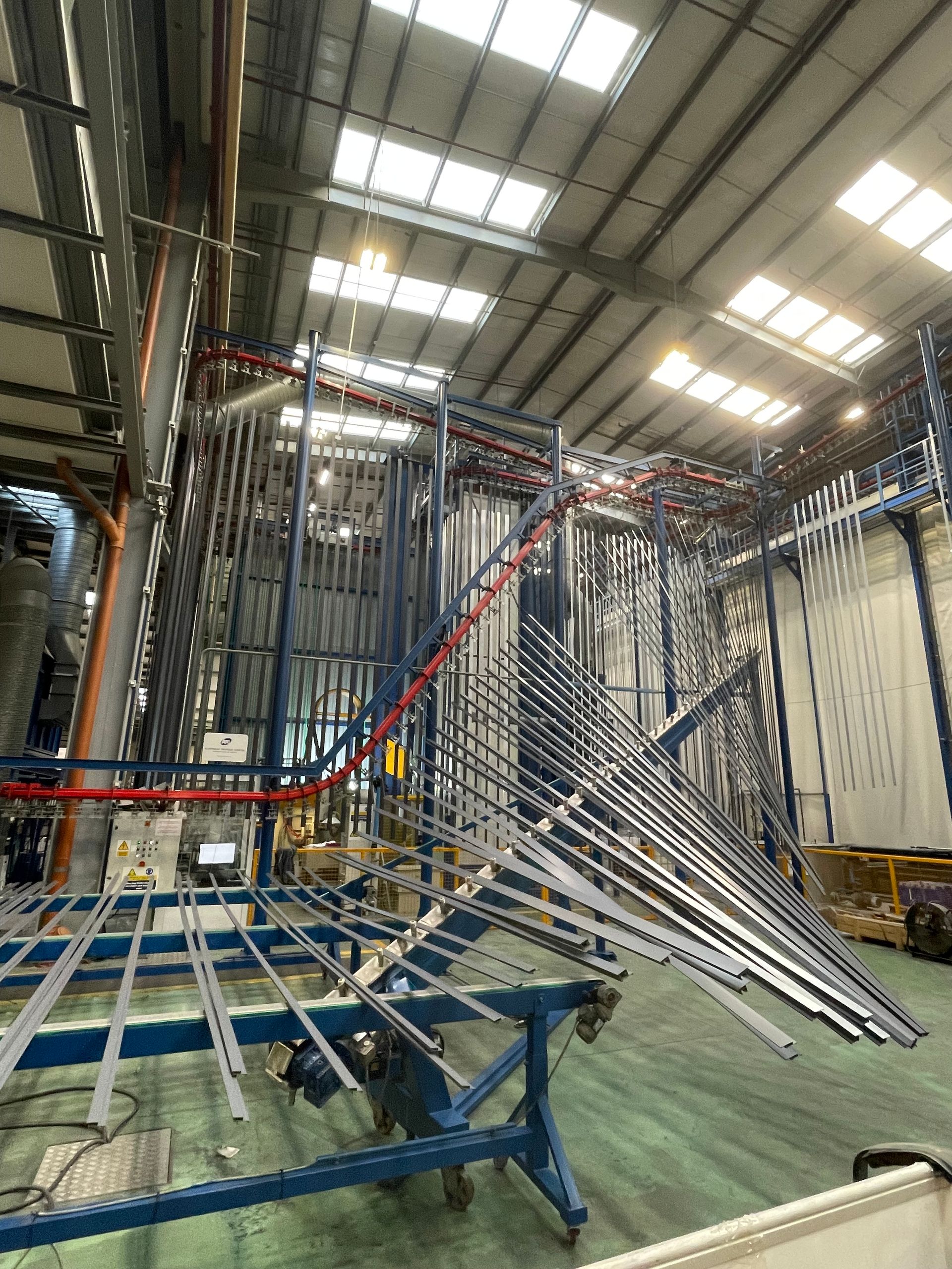 Vertical Paint Powder Coating Plant | KP Scanlon Ltd