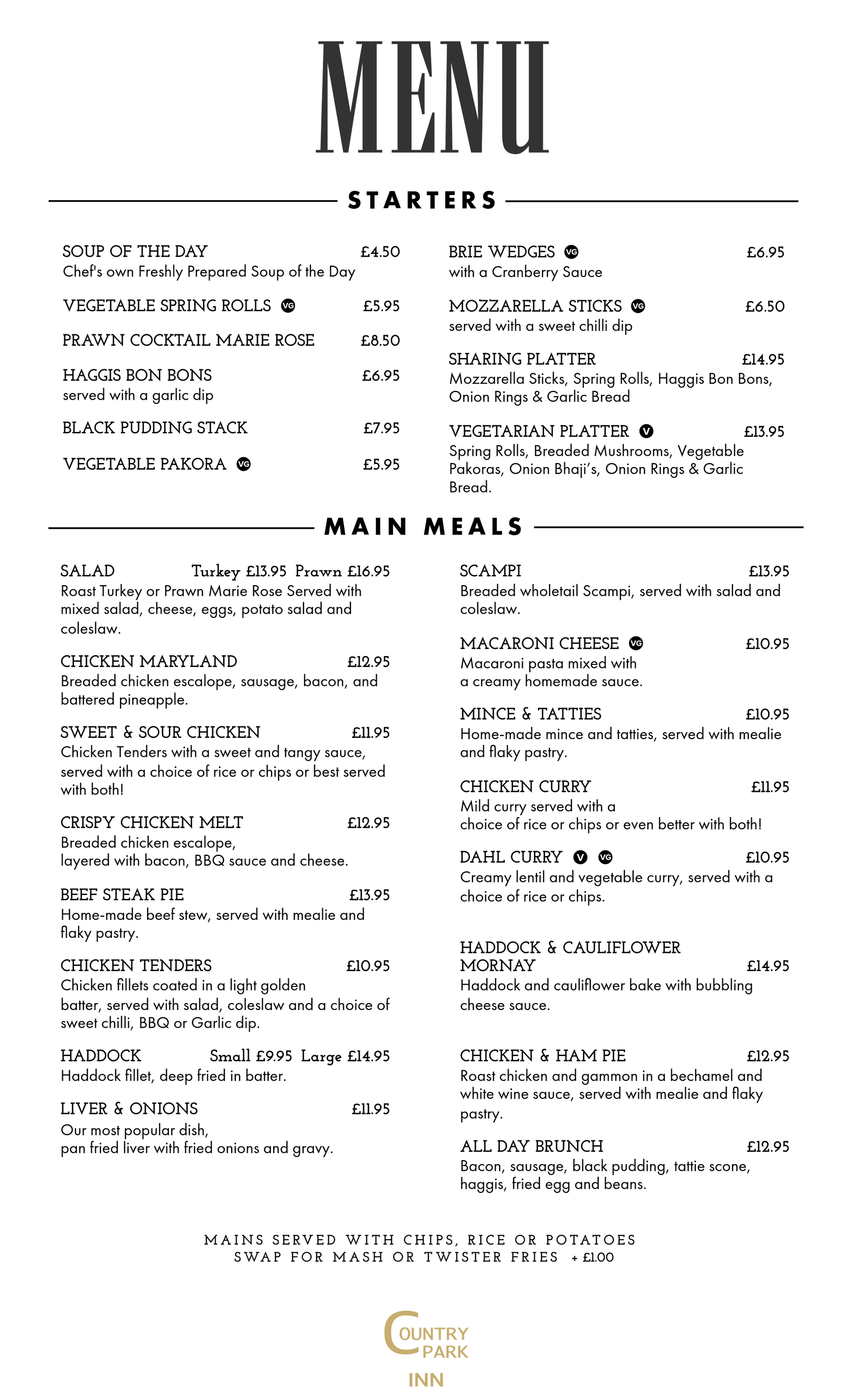 Restaurant & Bar | Country Park Inn | Mintlaw