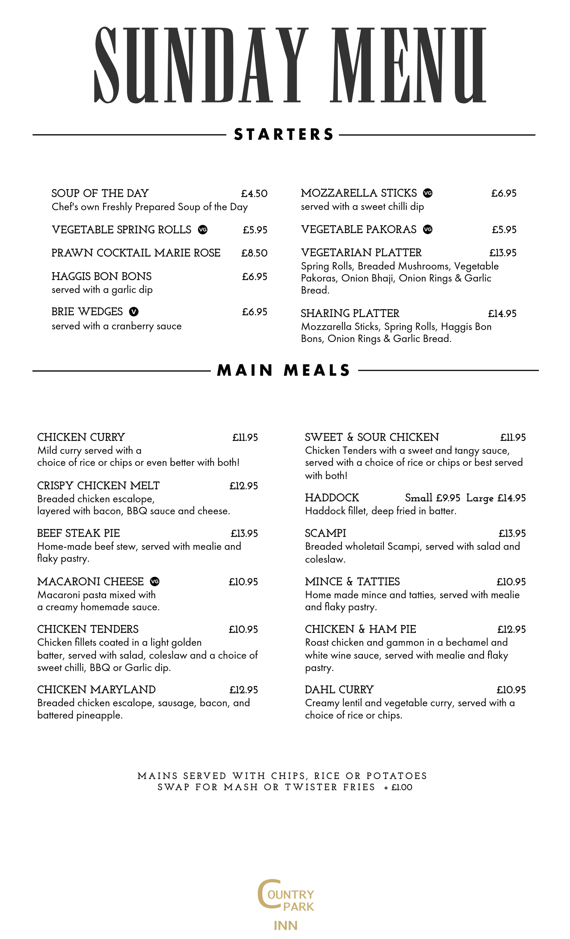 Restaurant & Bar | Country Park Inn | Mintlaw