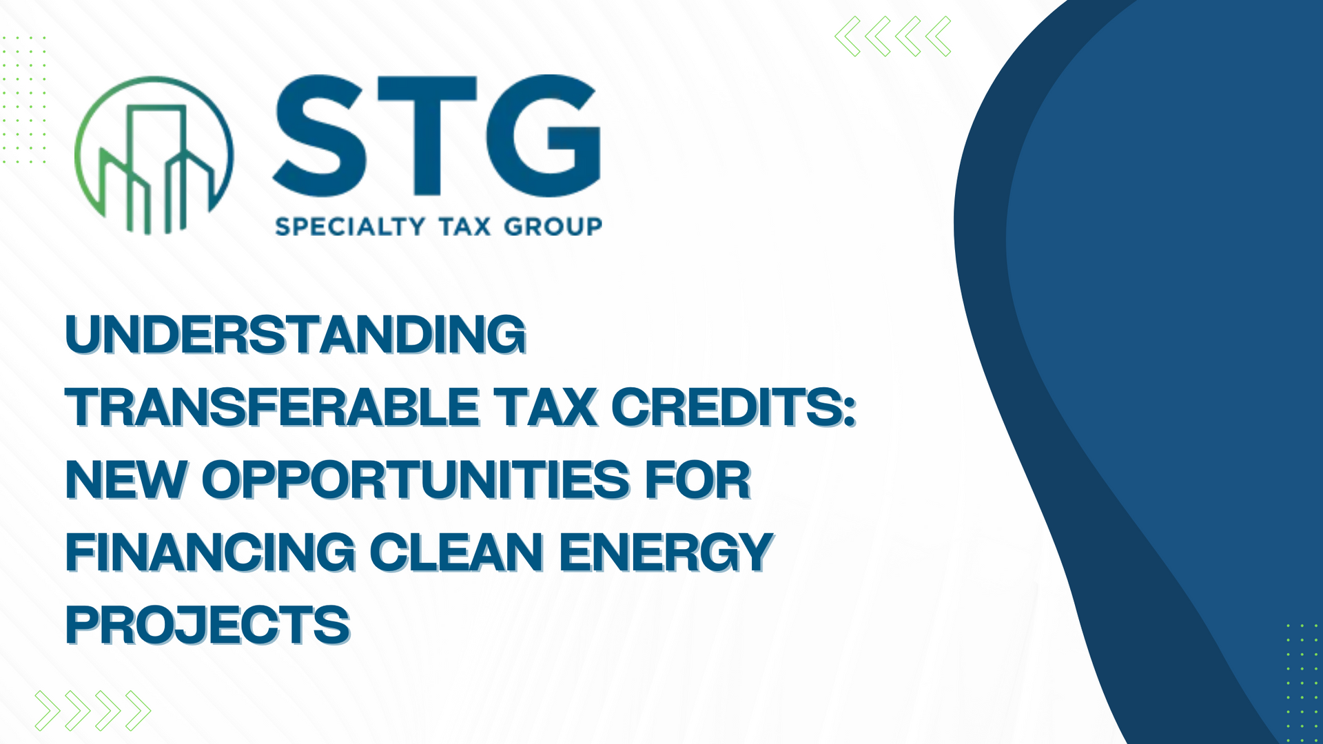 Understanding Transferable Tax Credits: New Avenues for Clean Energy ...