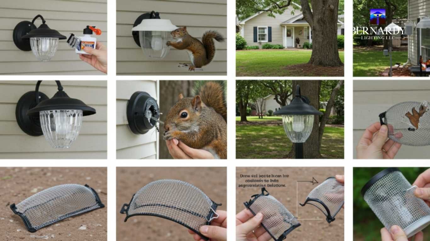 Prevent Squirrels From Chewing Outdoor Lights: Effective Tips