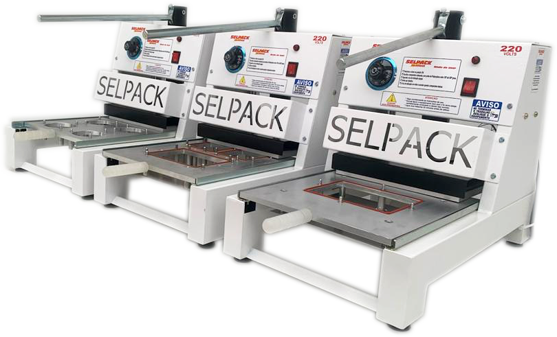 SELPACK SELADORAS MANUAIS PARA COPOS, POTES E BANDEJAS PARA DELIVERY
