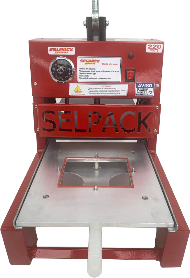 SELPACK SELADORAS MANUAIS PARA COPOS, POTES E BANDEJAS PARA DELIVERY