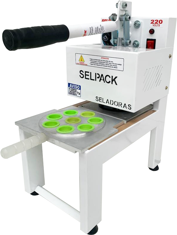 SELPACK SELADORAS MANUAIS PARA COPOS, POTES E BANDEJAS PARA DELIVERY