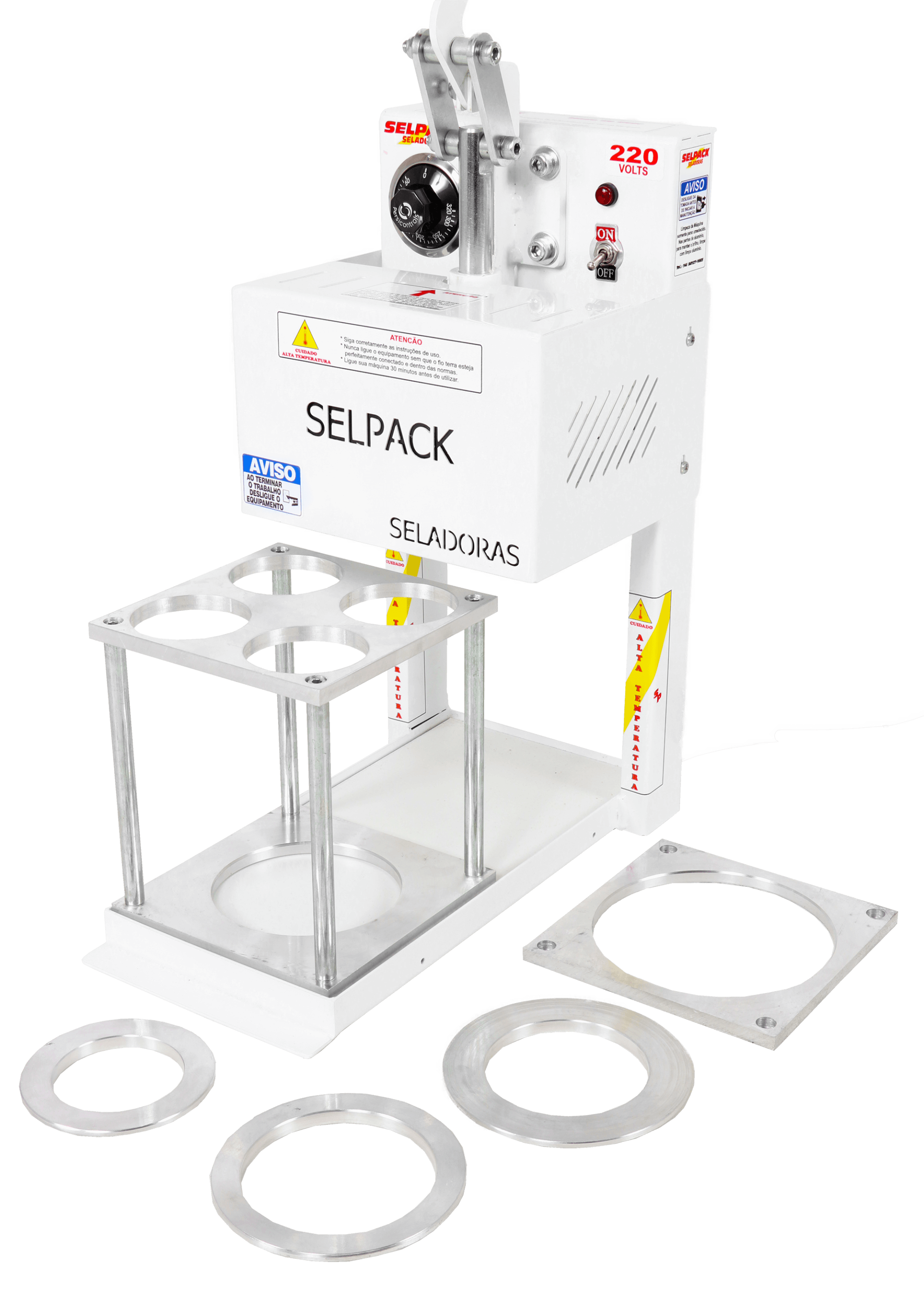 SELPACK SELADORAS MANUAIS PARA COPOS, POTES E BANDEJAS PARA DELIVERY