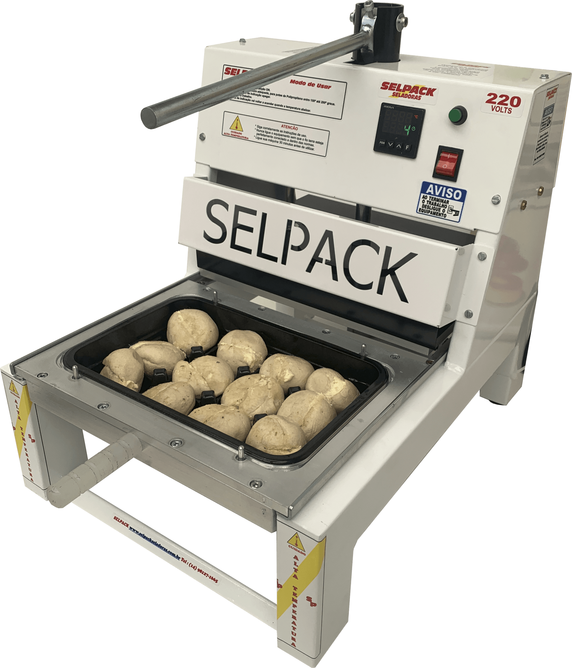 SELPACK SELADORAS MANUAIS PARA COPOS, POTES E BANDEJAS PARA DELIVERY