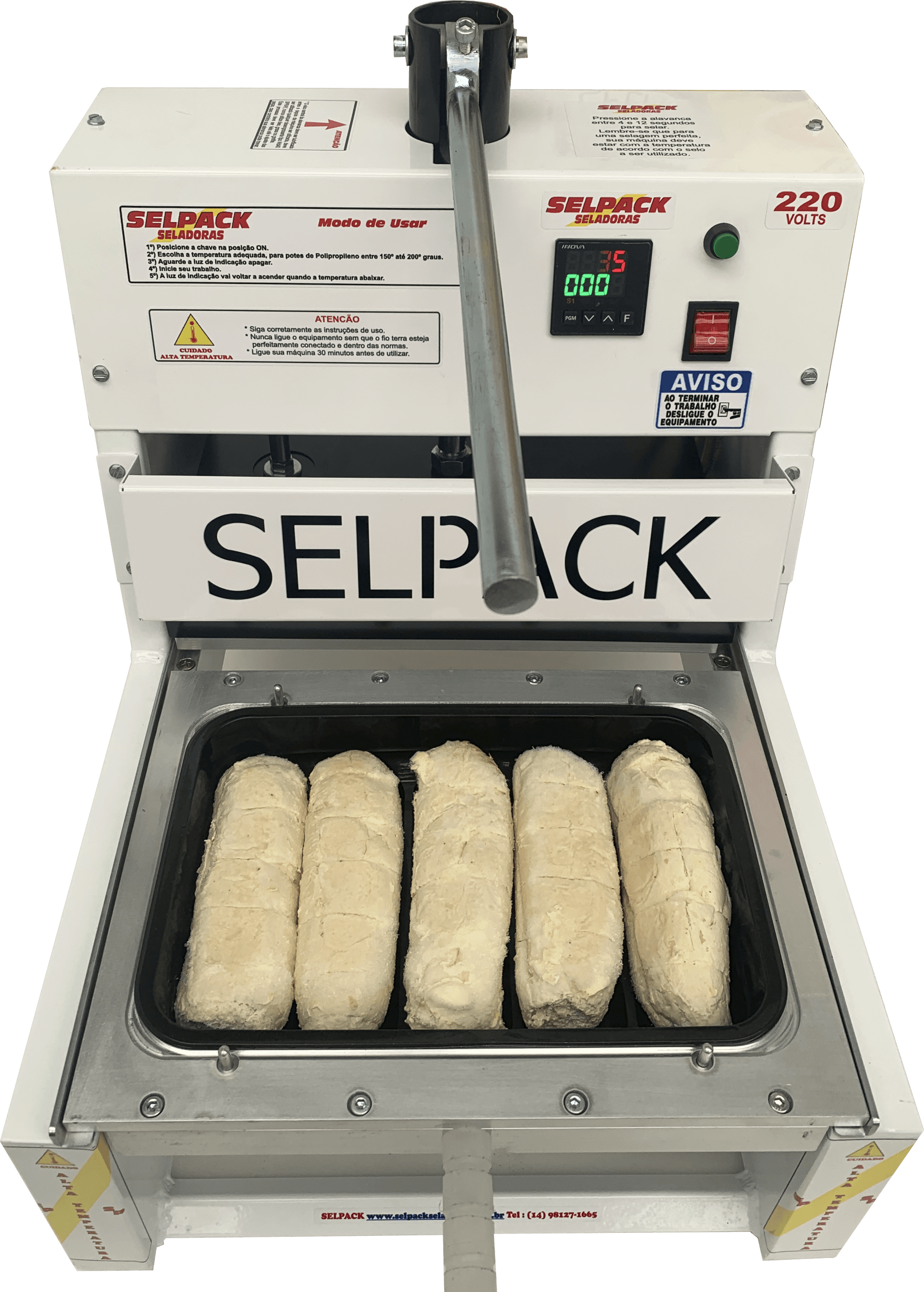 SELPACK SELADORAS MANUAIS PARA COPOS, POTES E BANDEJAS PARA DELIVERY