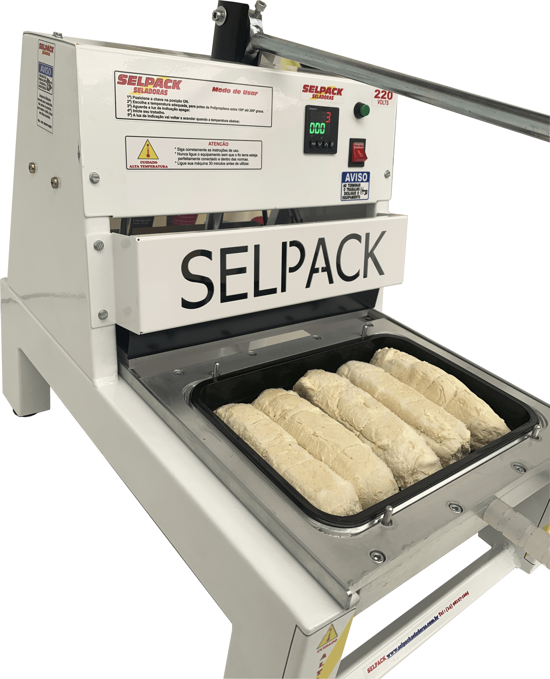 SELPACK SELADORAS MANUAIS PARA COPOS, POTES E BANDEJAS PARA DELIVERY