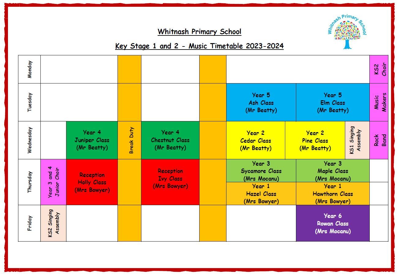 Whitnash Primary School - Music