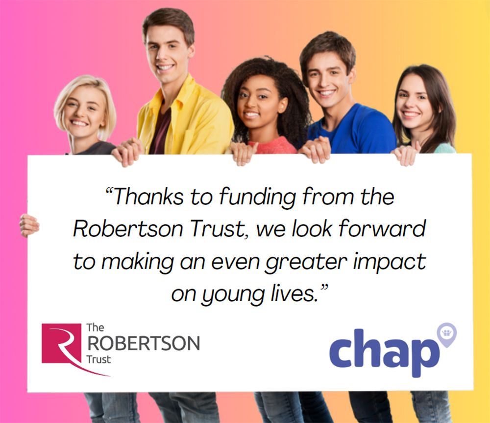 CHAP secures funding from the Robertson Trust!