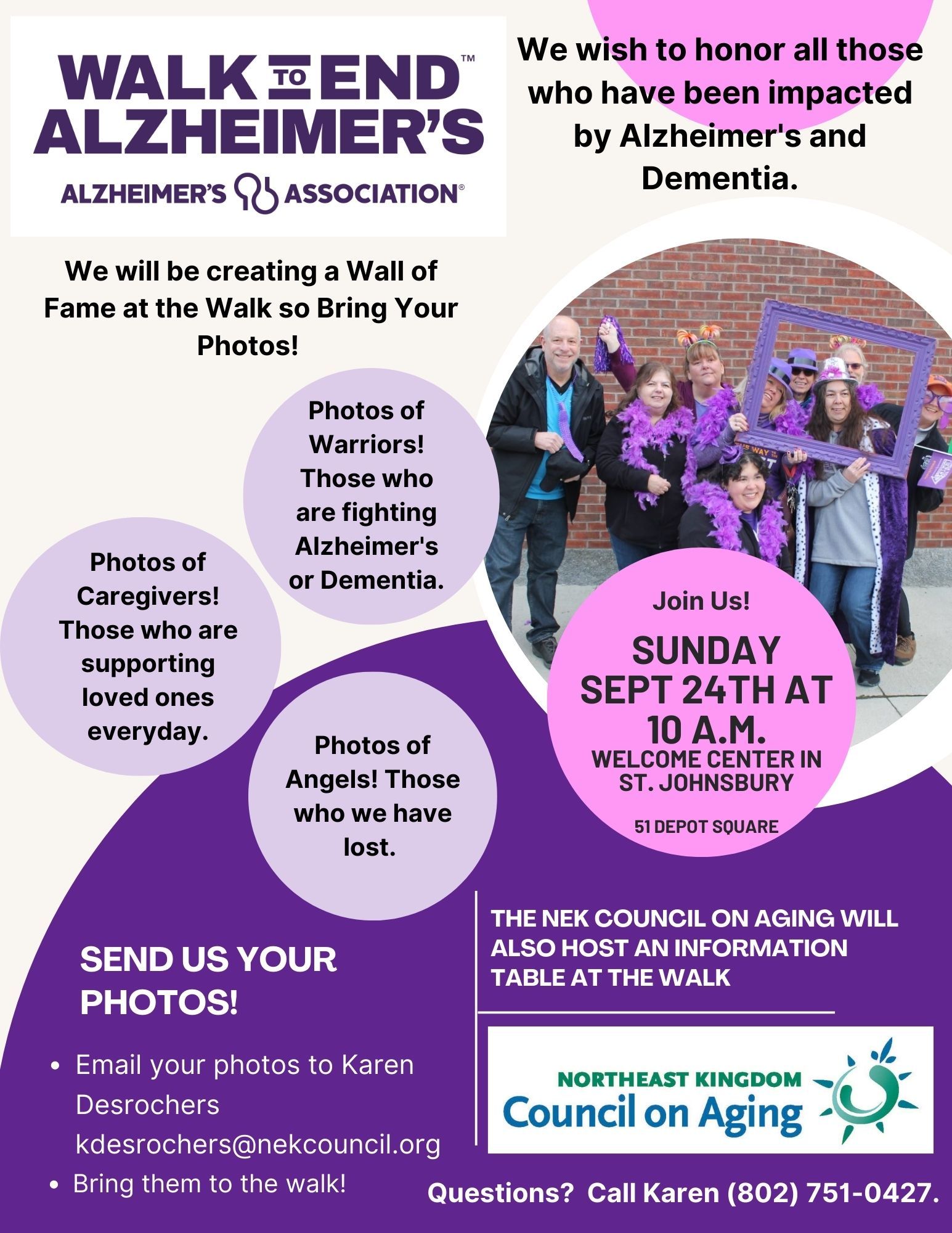 NEKCOA Gets Ready for the 2023 Walk to End Alzheimer's