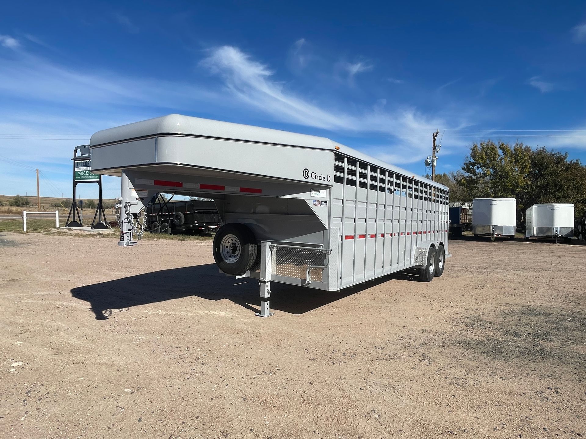2026 Circle D 6'8x24 Livestock Trailer