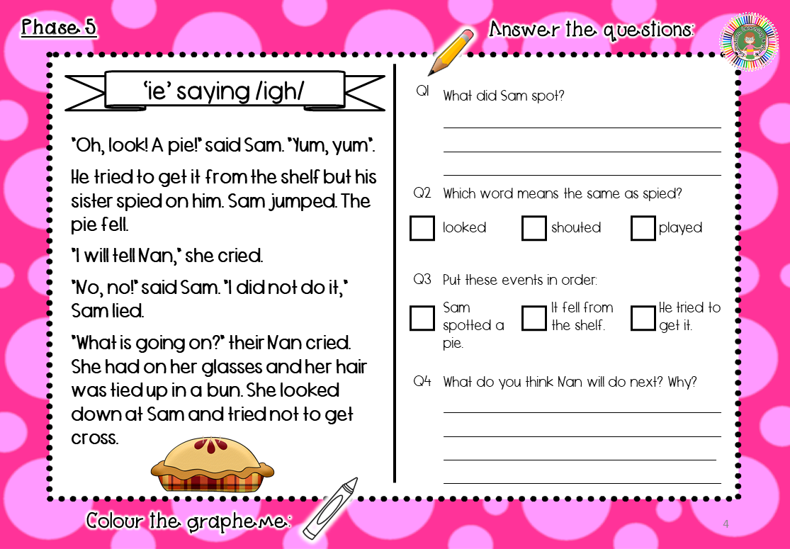 Phonics Texts Update