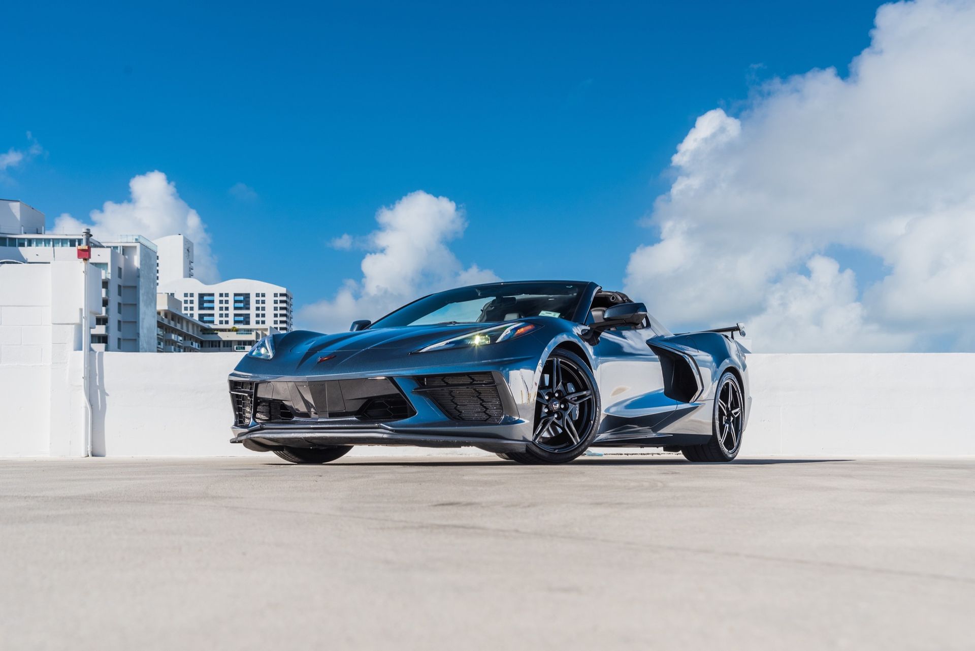 Luxury Car Rentals in Miami - Corvette C8 Blue