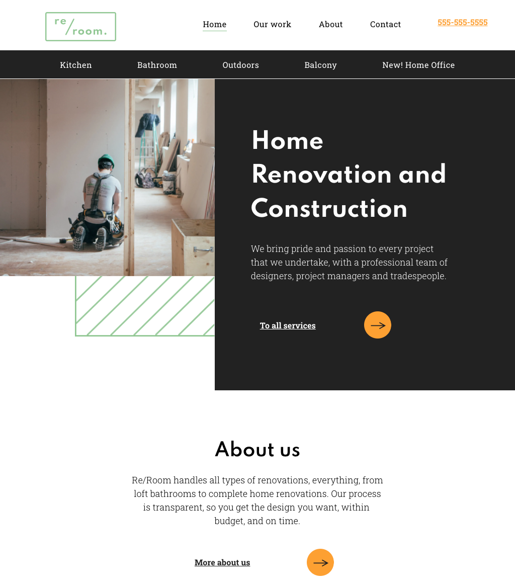 Home Builder Website Design