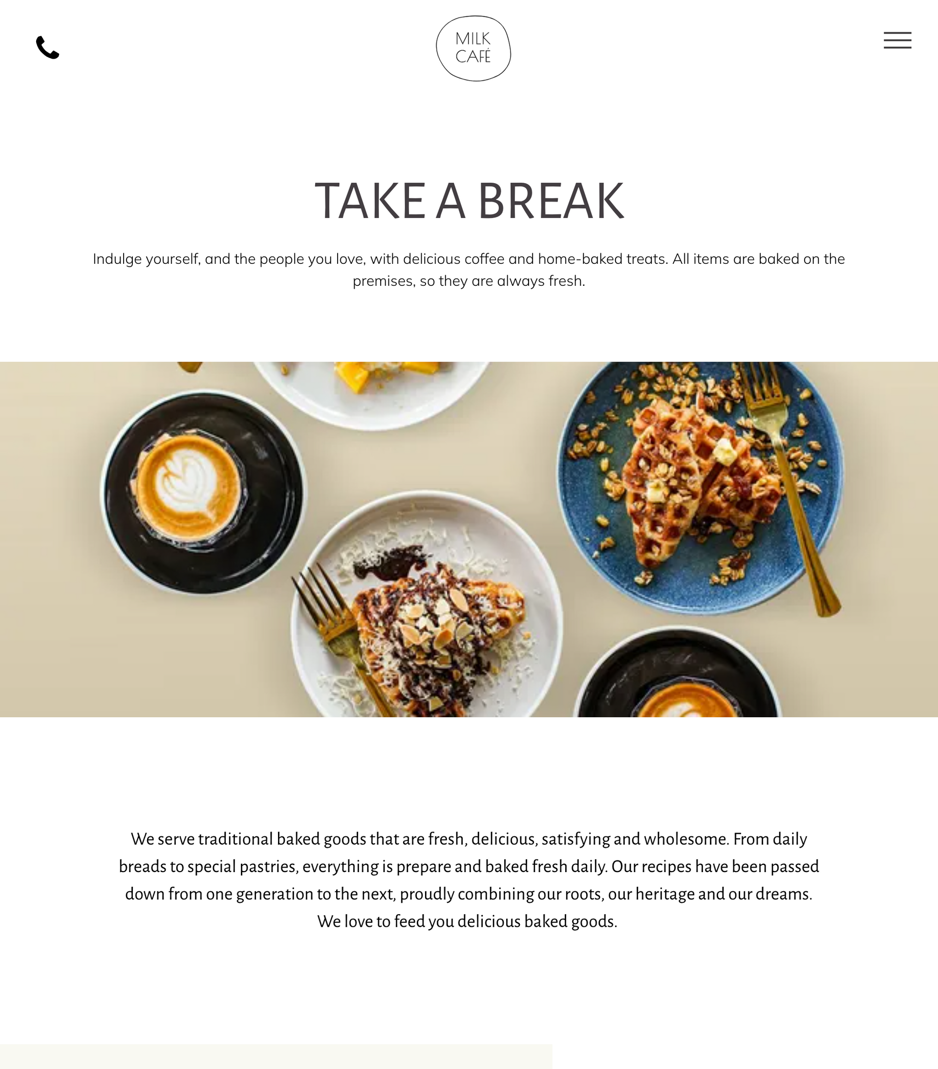 Board Game Café Website Design
