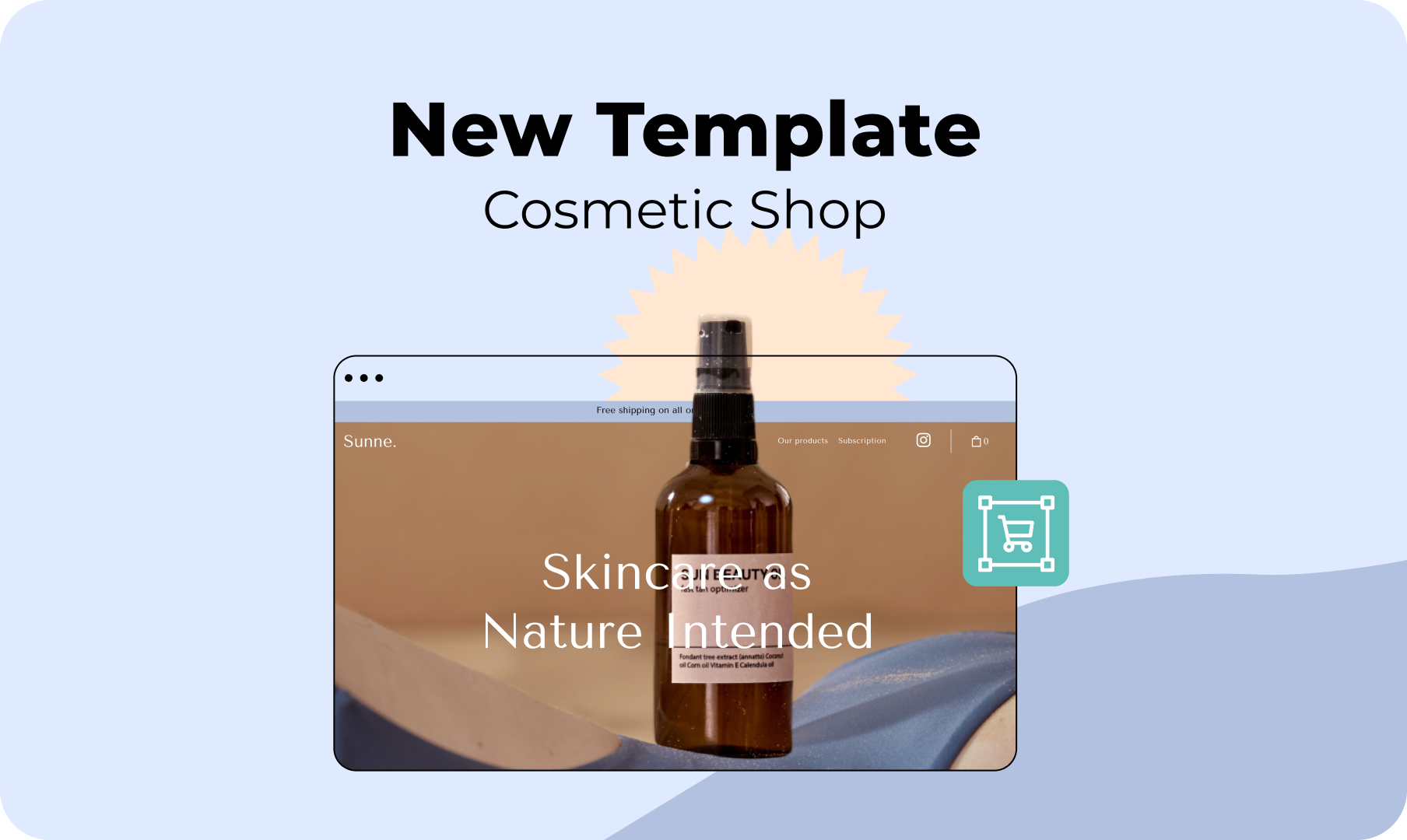 A New Store Template: Cosmetics Shop