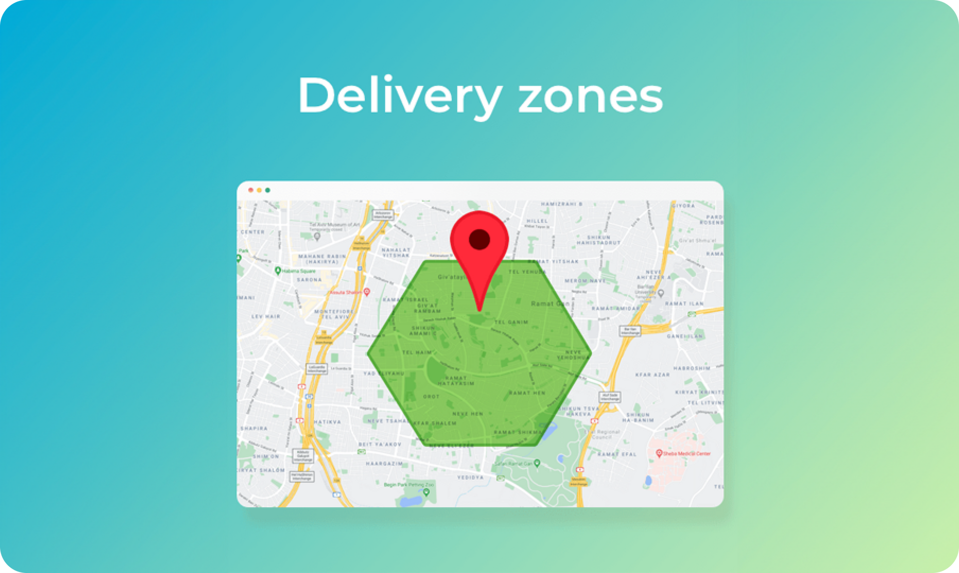 Set Delivery Zones Quickly and Precisely