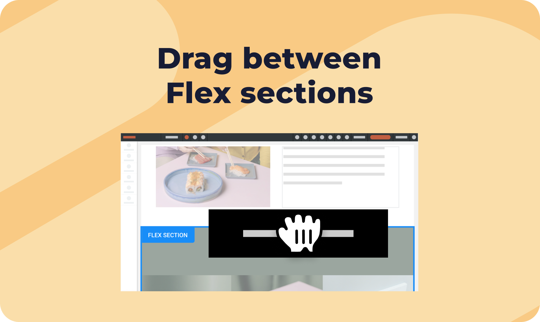 Drag & Drop Widgets Seamlessly Into and Between Flex Sections