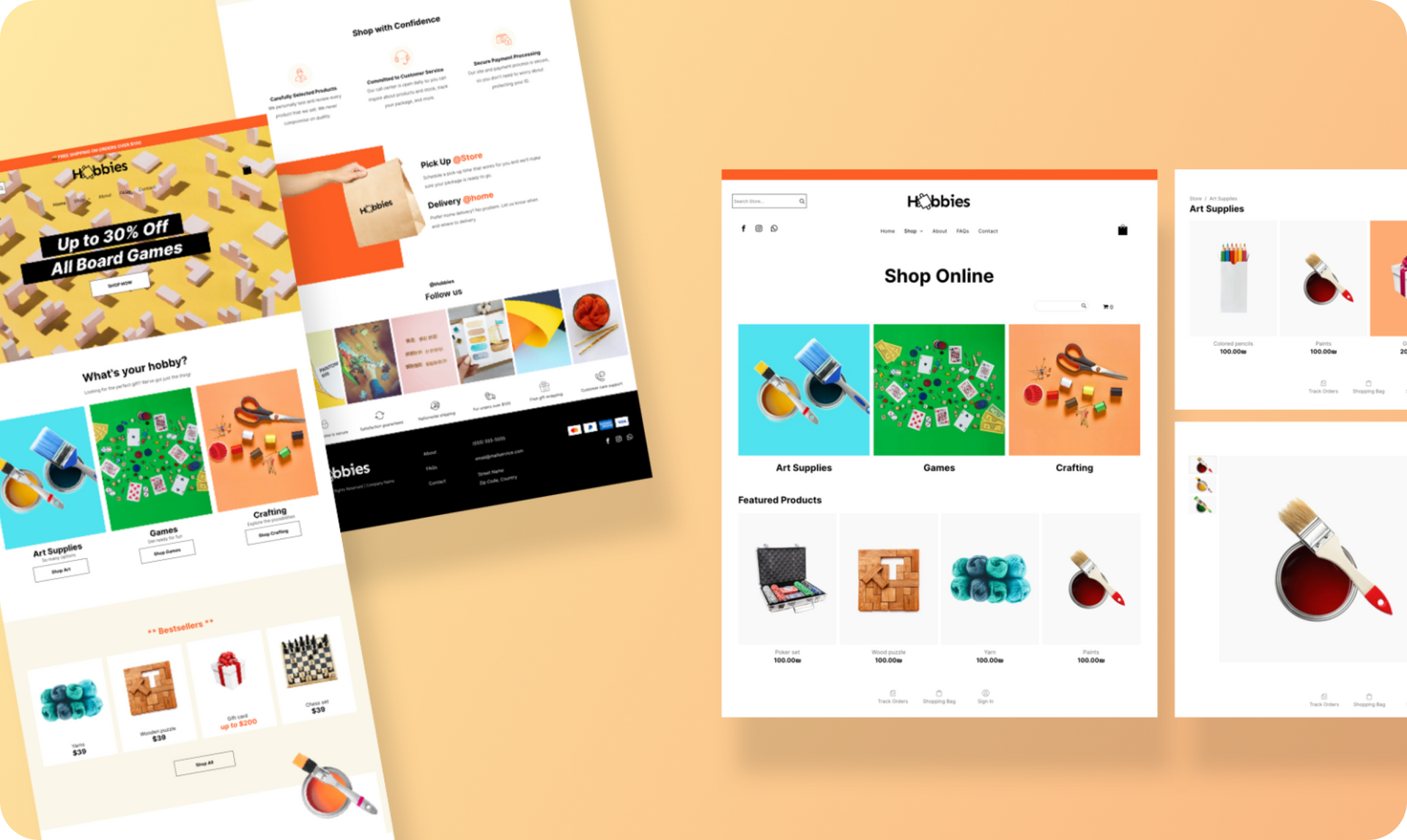 Hobby Shop Template