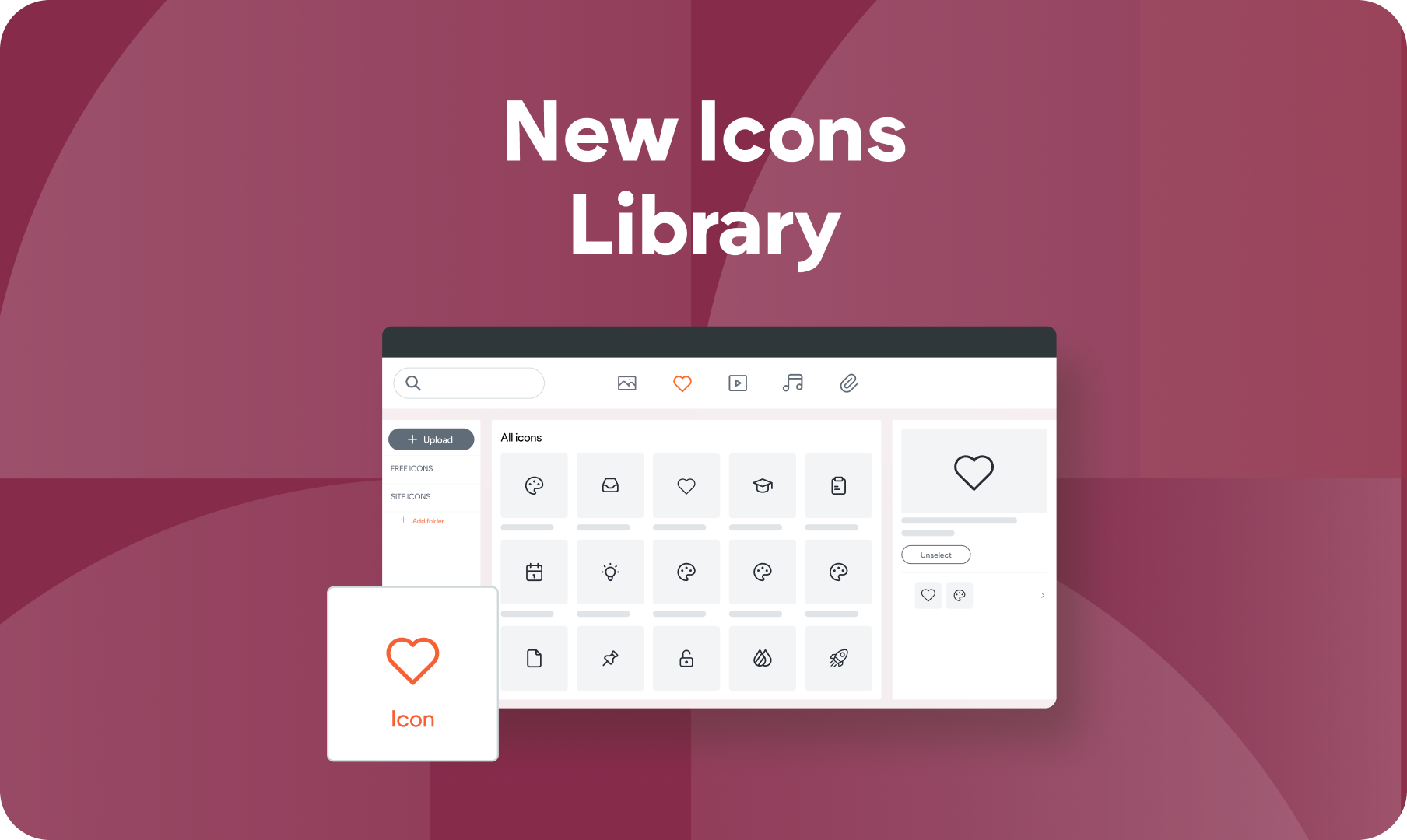 Introducing the New Icons Library in the Media Manager
