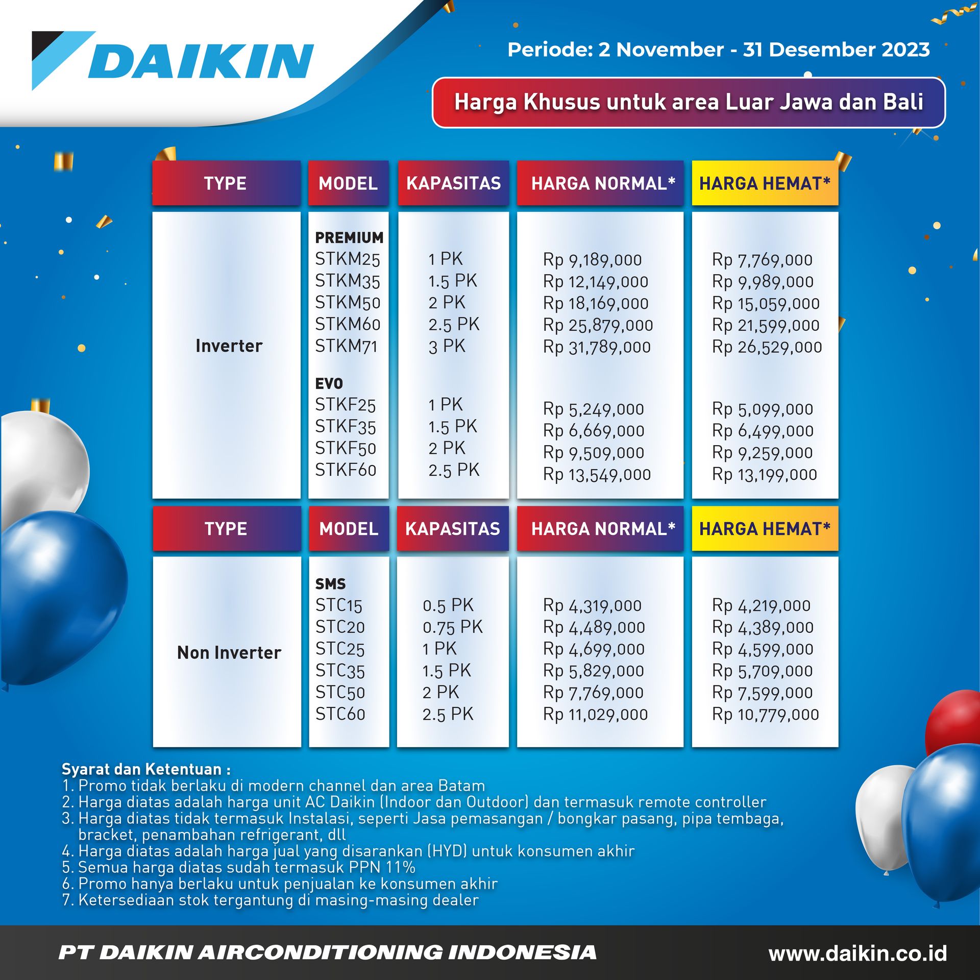 PUNYA AC HEBAT DENGAN HARGA HEMAT