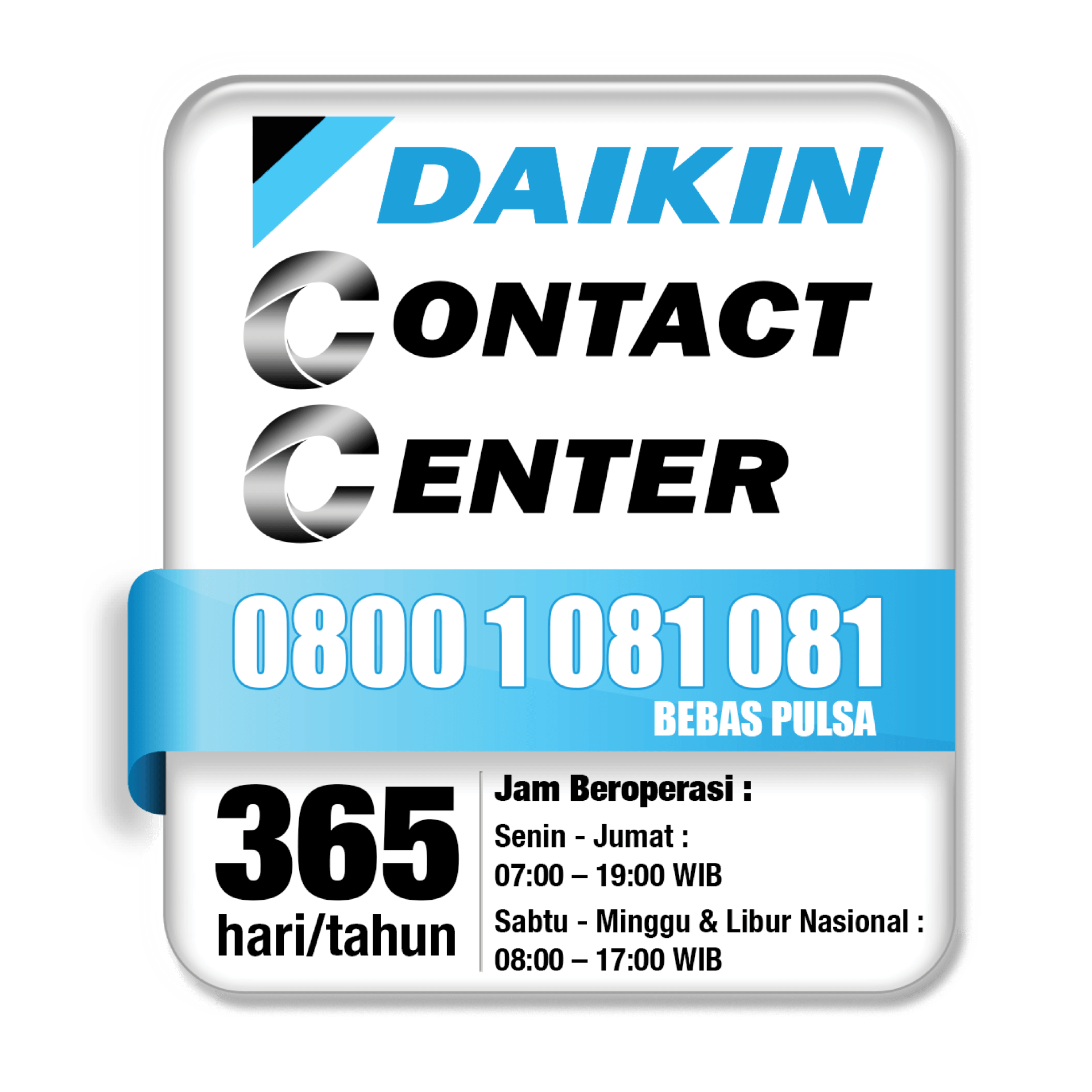 Pusat Pelayanan Bantuan dan Kontak - Daikin Indonesia