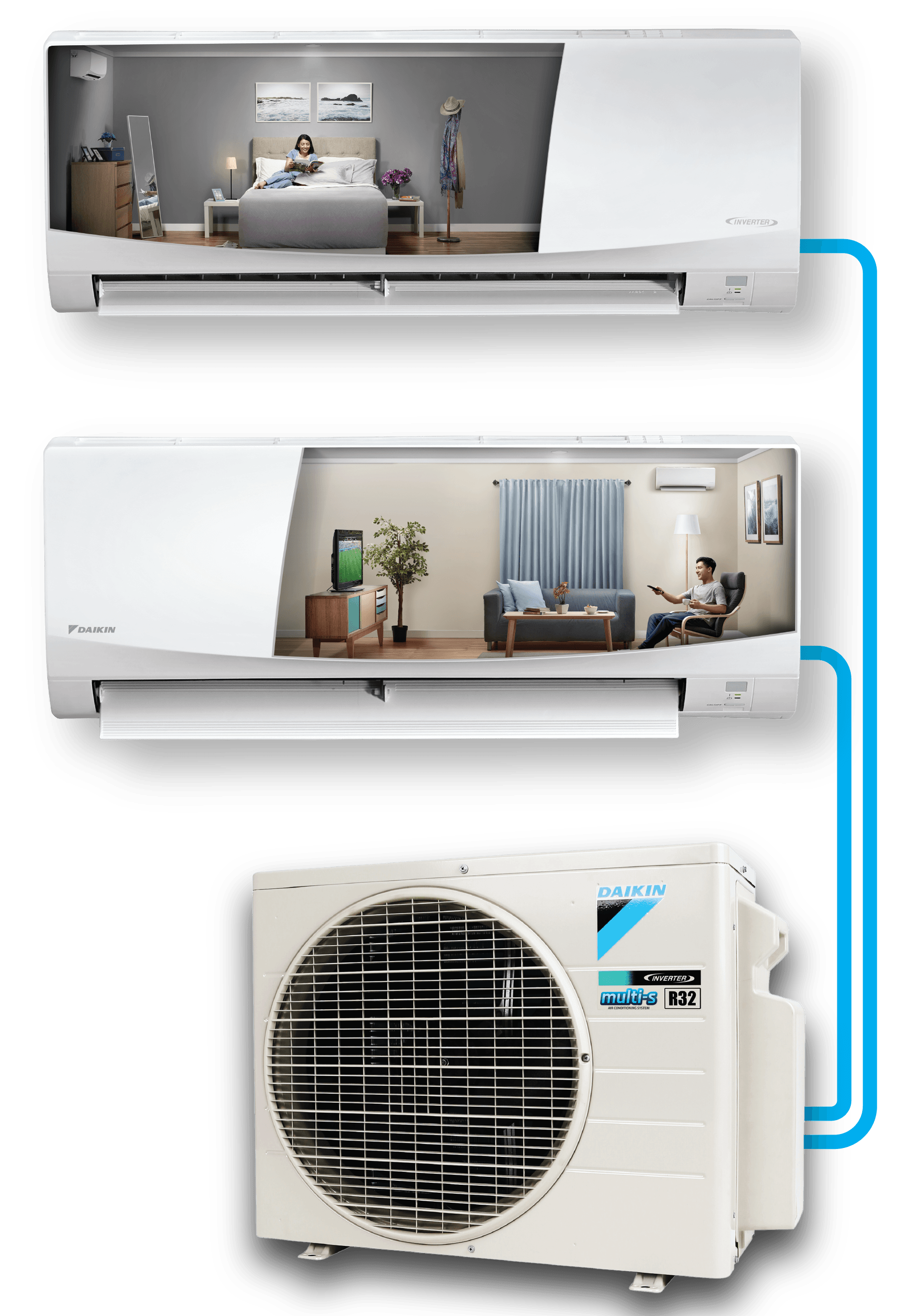 AC Multi-S - 3 Koneksi | Daikin Indonesia