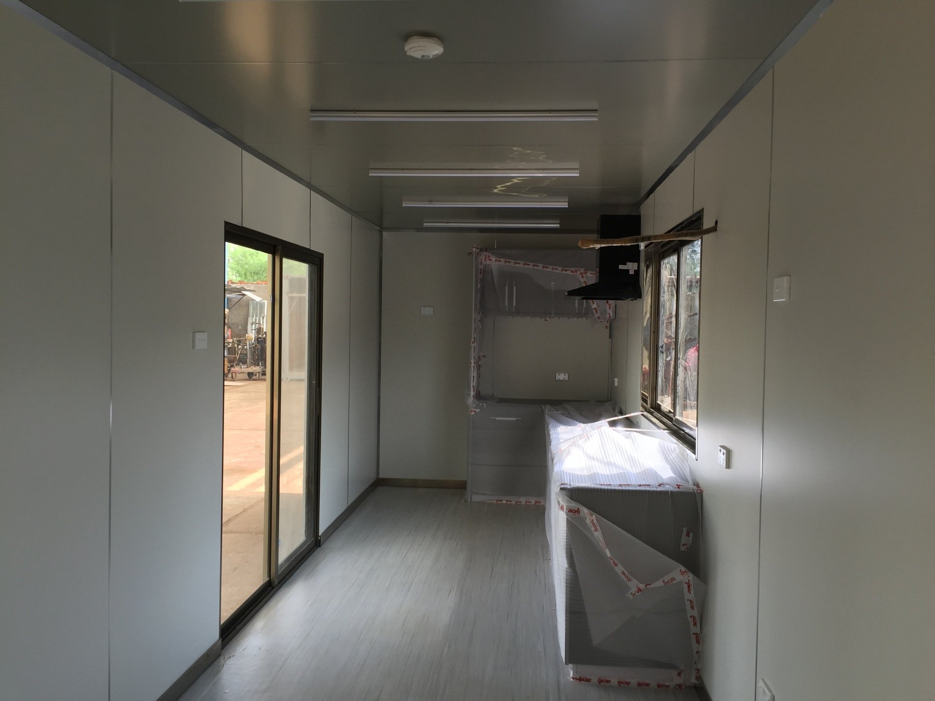 Remote work camps and portable Motels