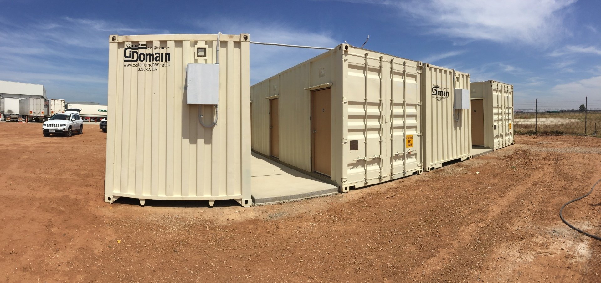 Remote work camps and portable Motels