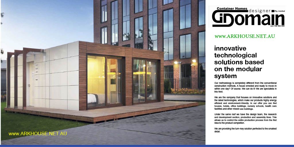 Luxury Container Homes - Container Homes Designer Domain PTY LTD