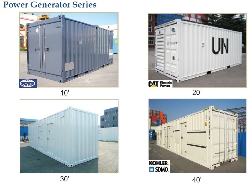 Containerized Integration complete Logistic Equipment Solutions