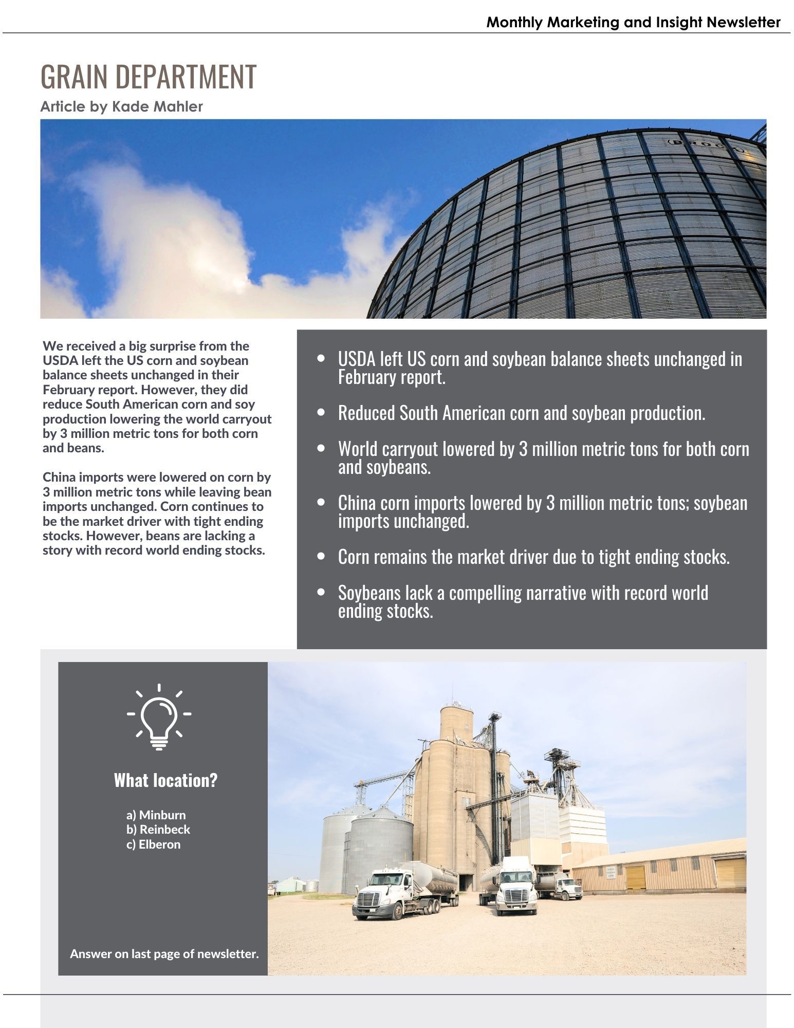 Heartland Insight Newsletter