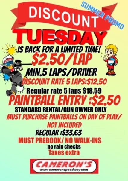 Cameron Speedway & Amusements - Hamilton's Best Place For Family Fun!