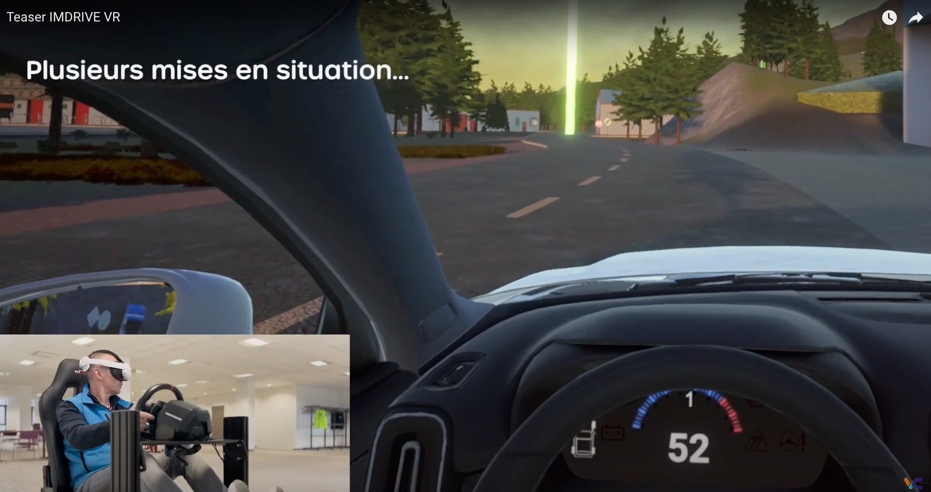 Prévention des risques routiers grâce à la réalité virtuelle