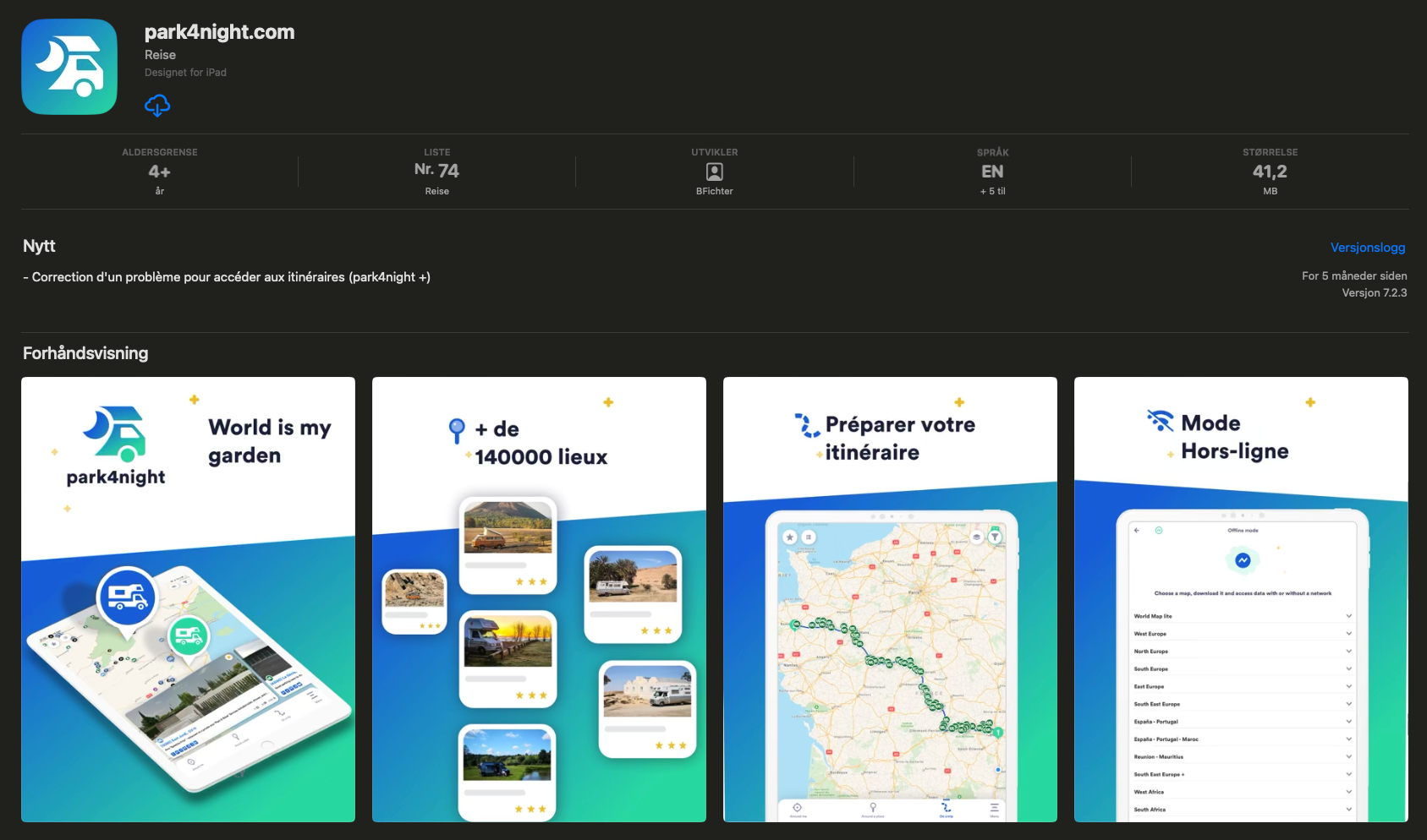 A Guide to Using Park4Night
