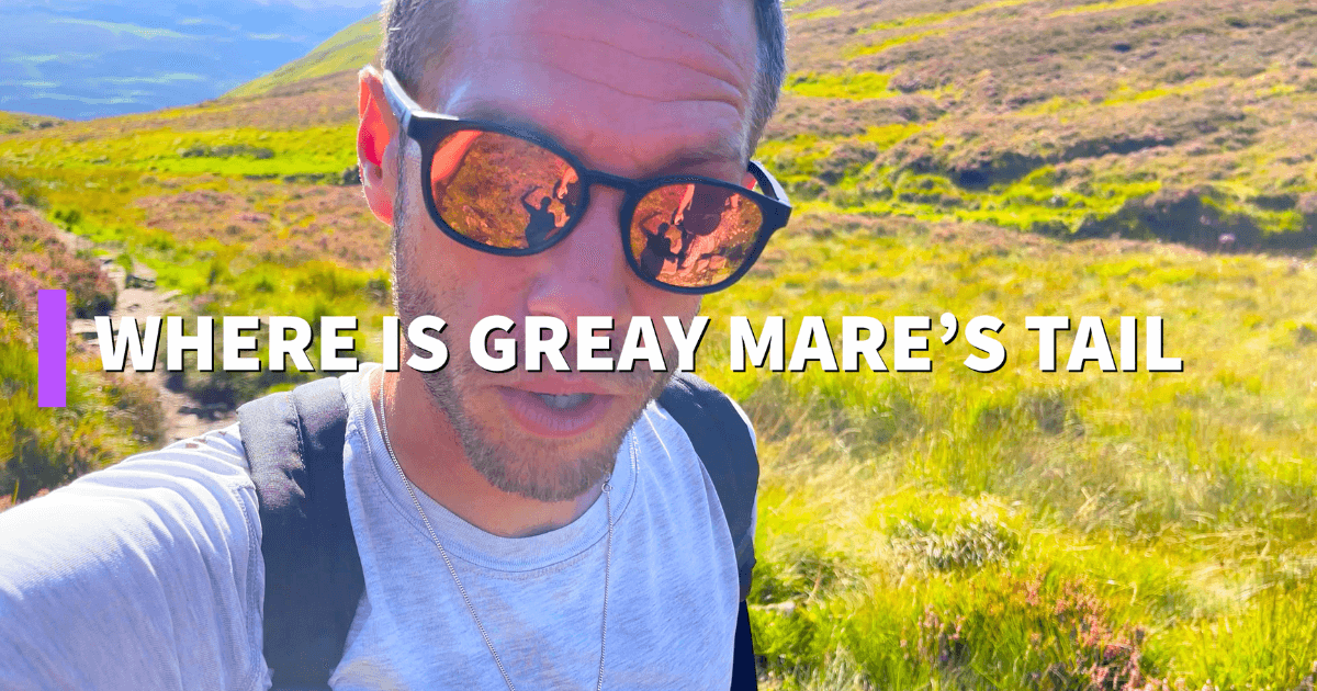 Ultimate Road Trip In Scotland - Pt1 Grey Mare's Tail Waterfall