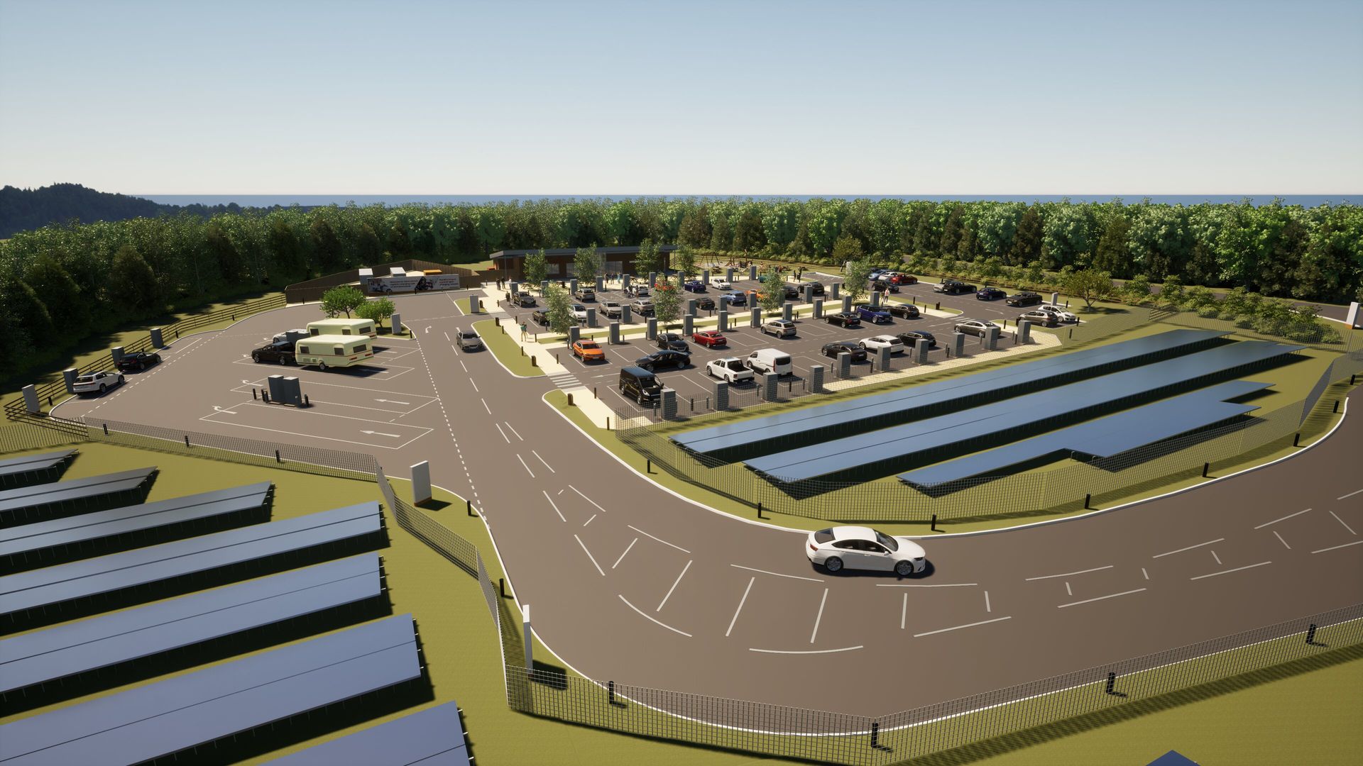 EV Super Hub case study | Three Maids Hill, Winchester