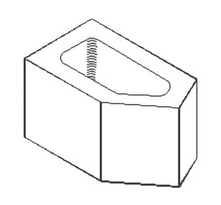 Standard concrete masonry unit