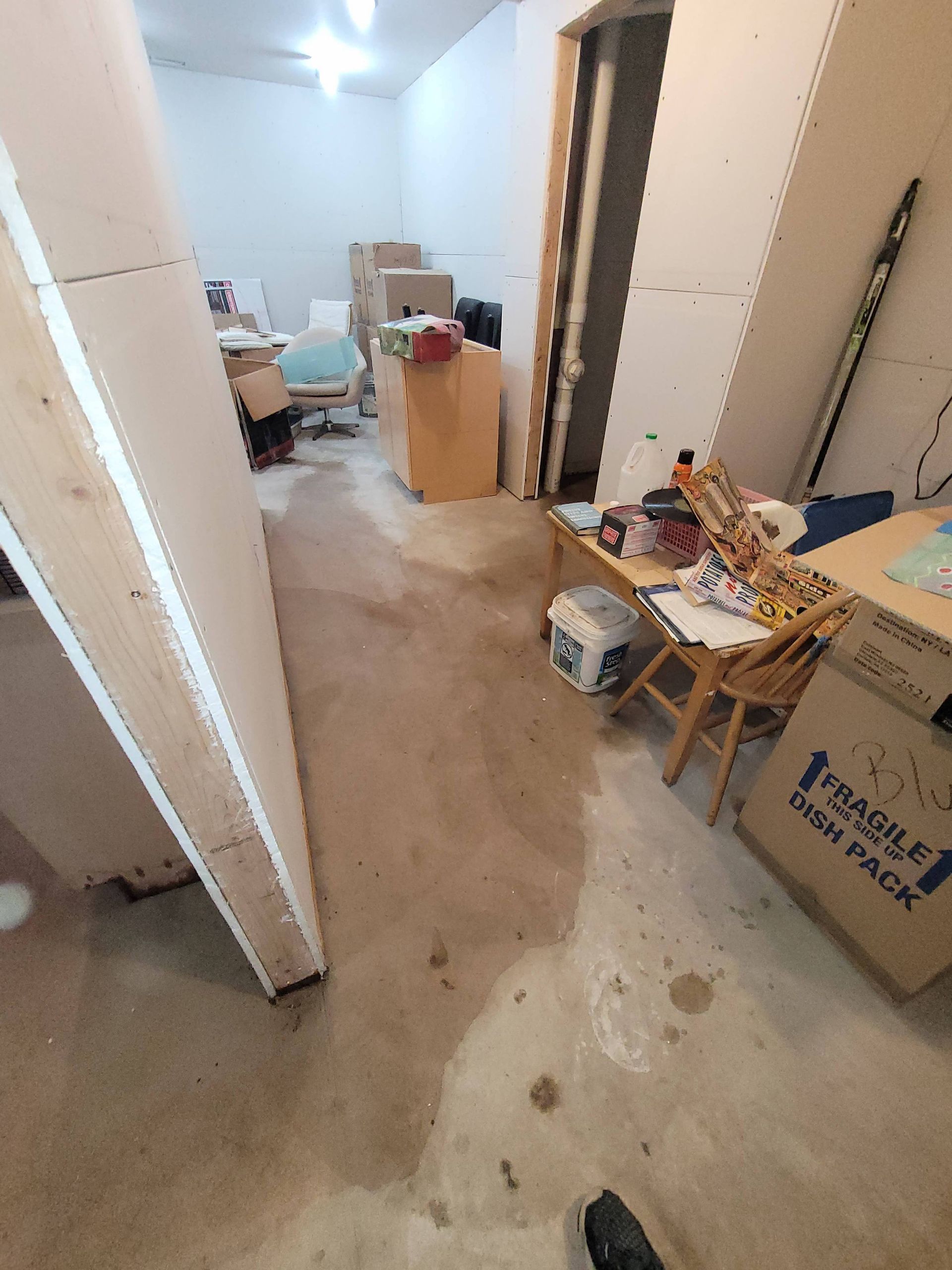 Water Damage Beneath the Cabinets: Water Mitigation Job in St. Louis