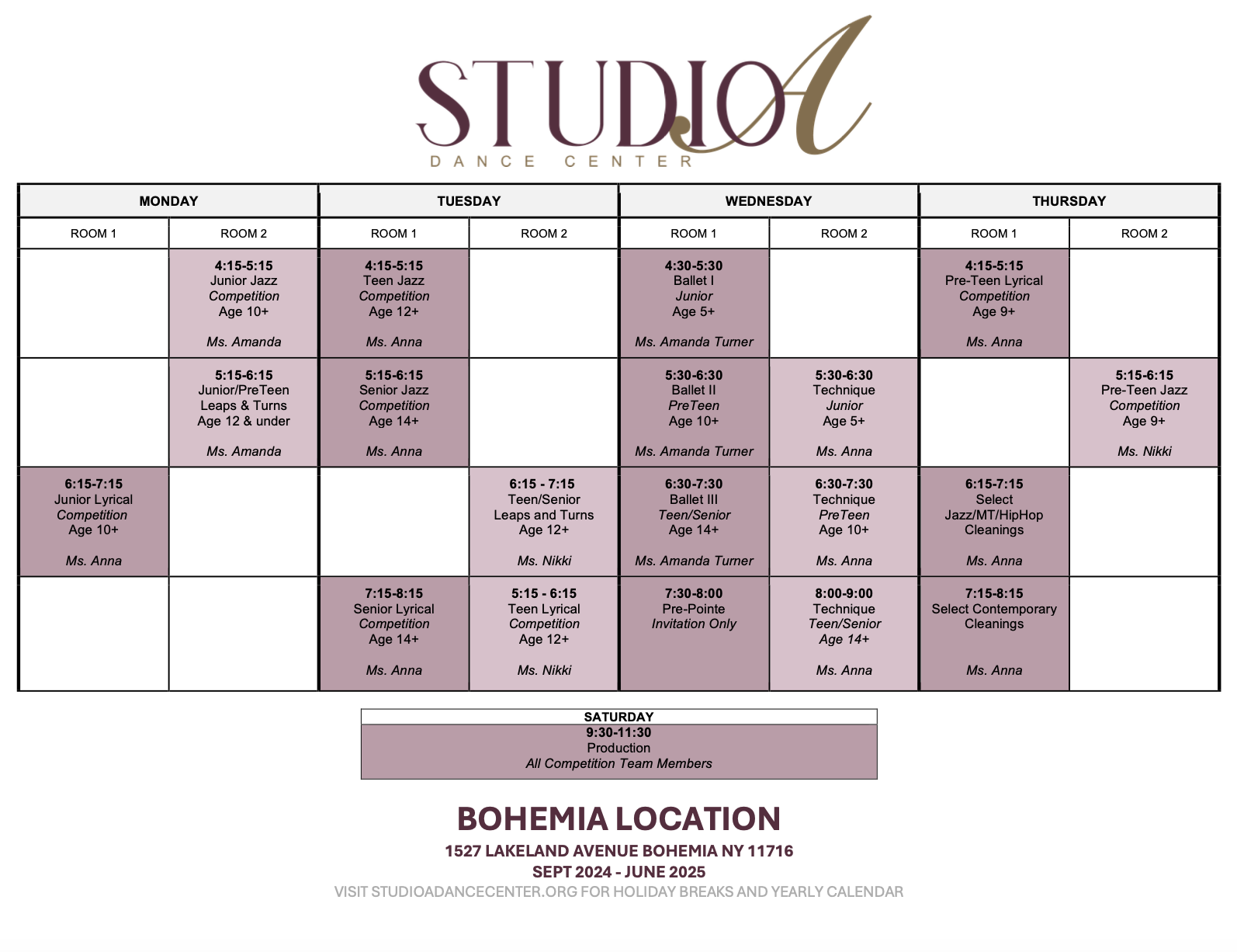 Studio A Dance Center
