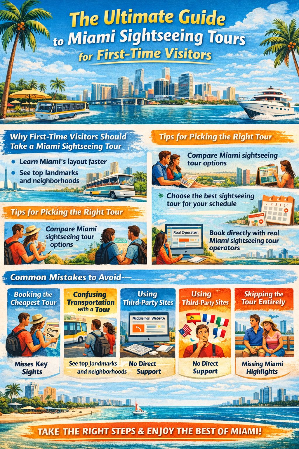 Miami Sightseeing Tours for First-Time Visitors
