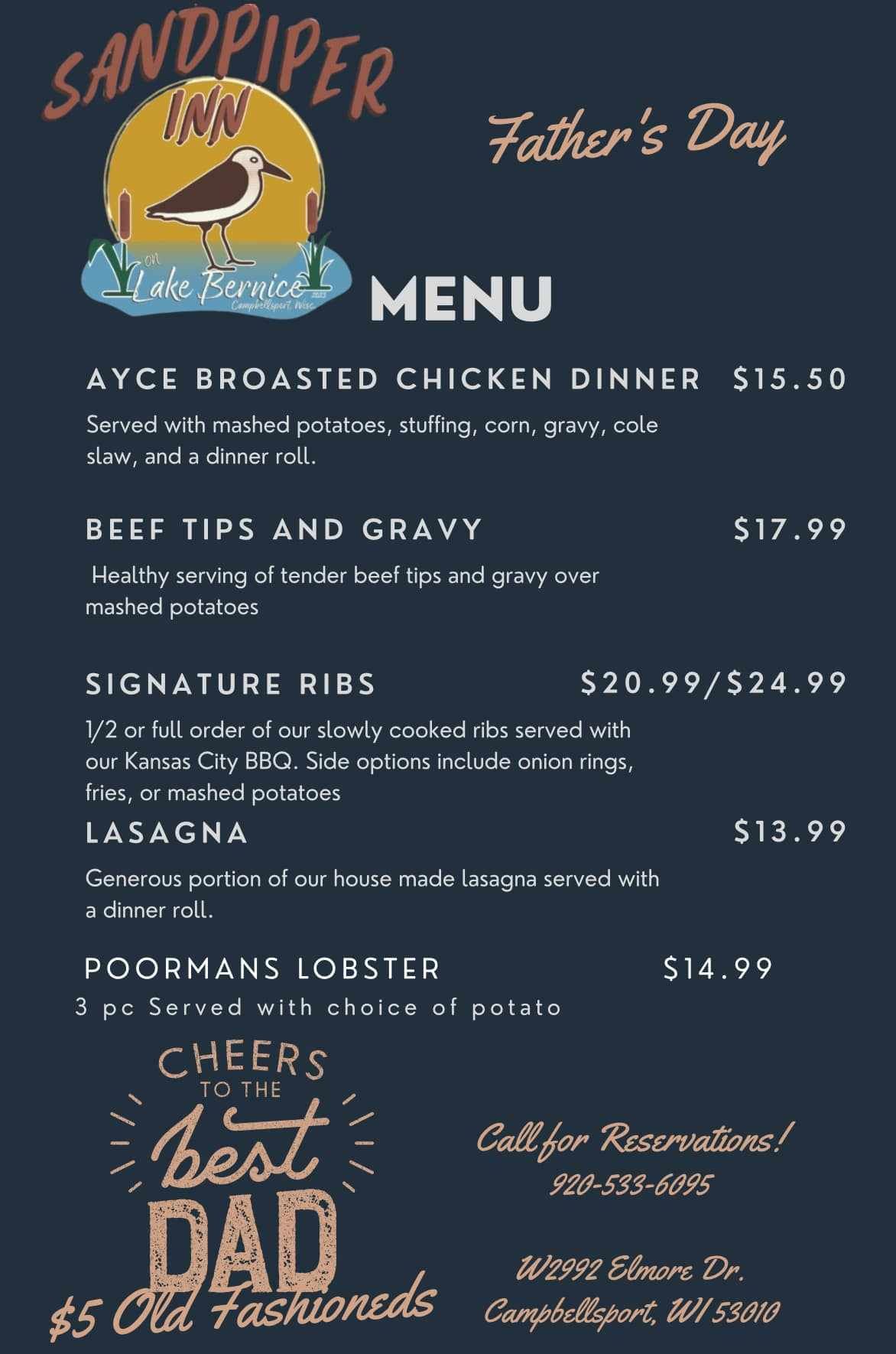 Supper Club Dining | Sandpiper Inn | Campbellsport