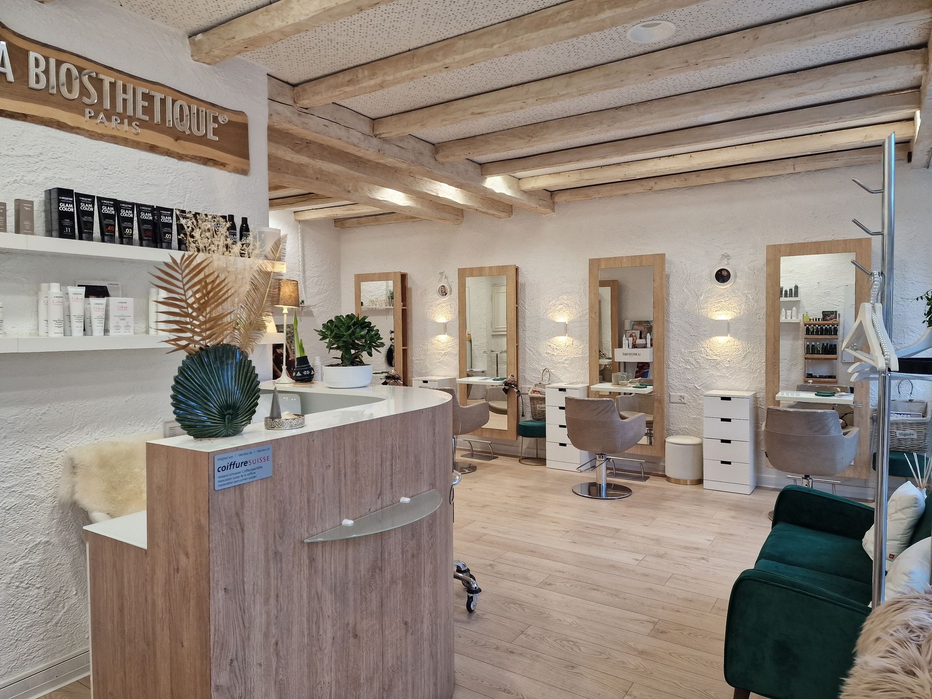 Notre salon de coiffure Atelier Tania R à Nyon