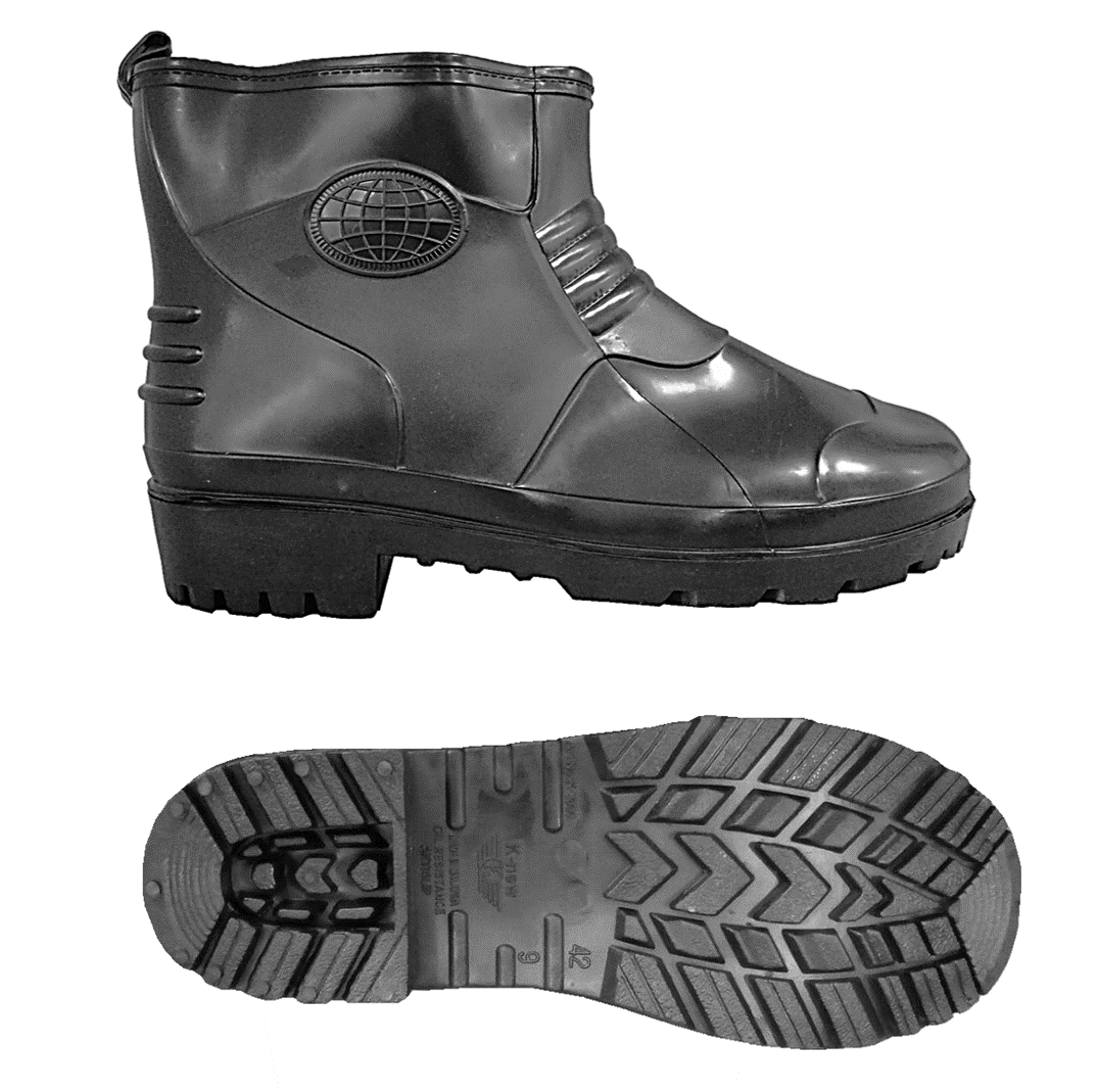 Foot PVC 9000B Korakoh PVC Safety Boots (Black)