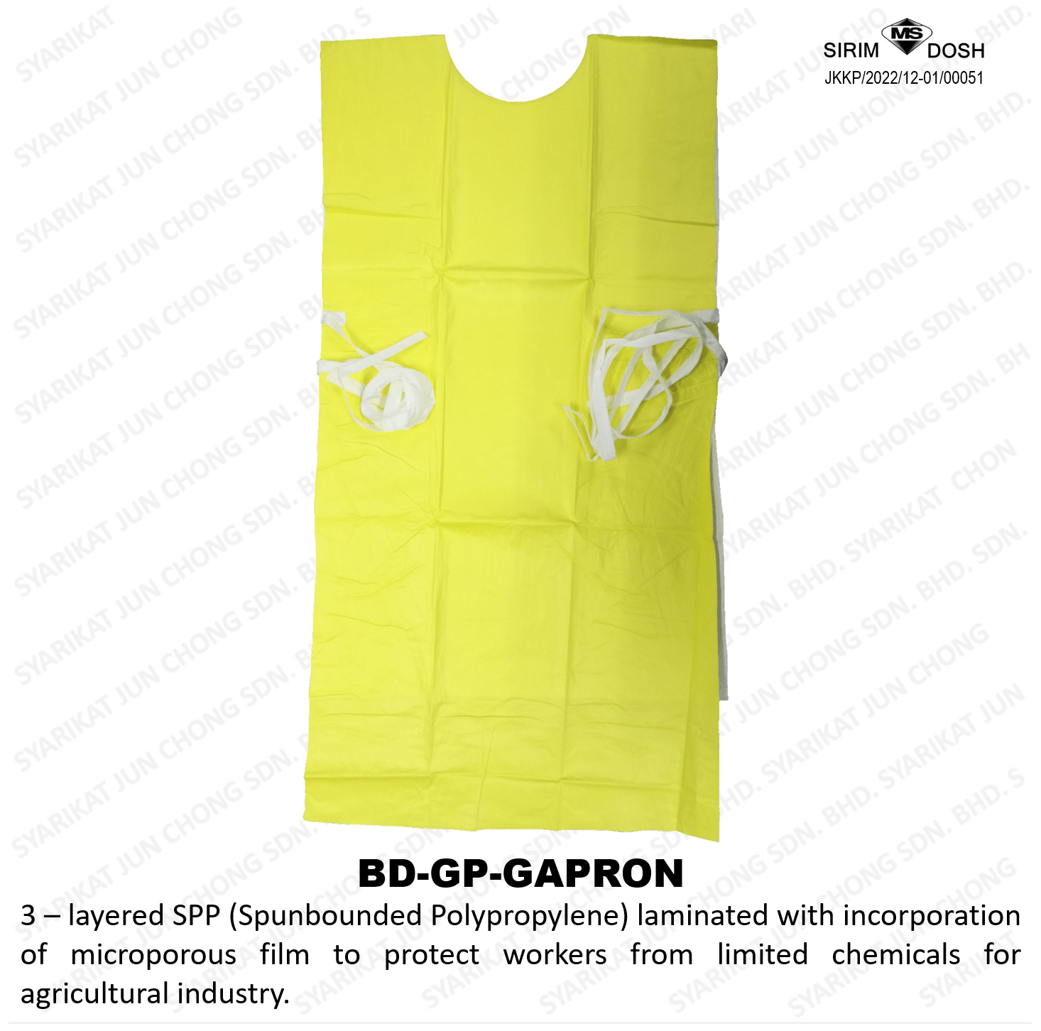 BD-GP-GAPRON Disposable Apron