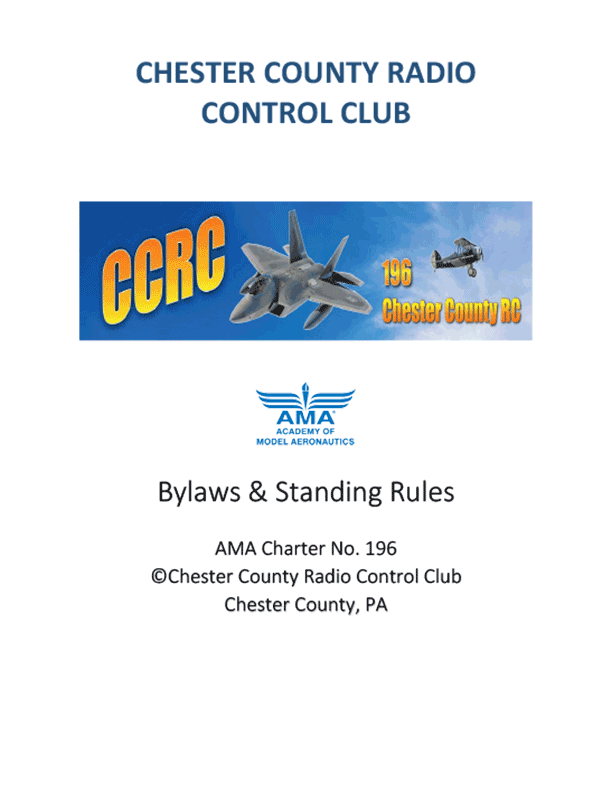 About CCRC | Chester County Radio Control Club