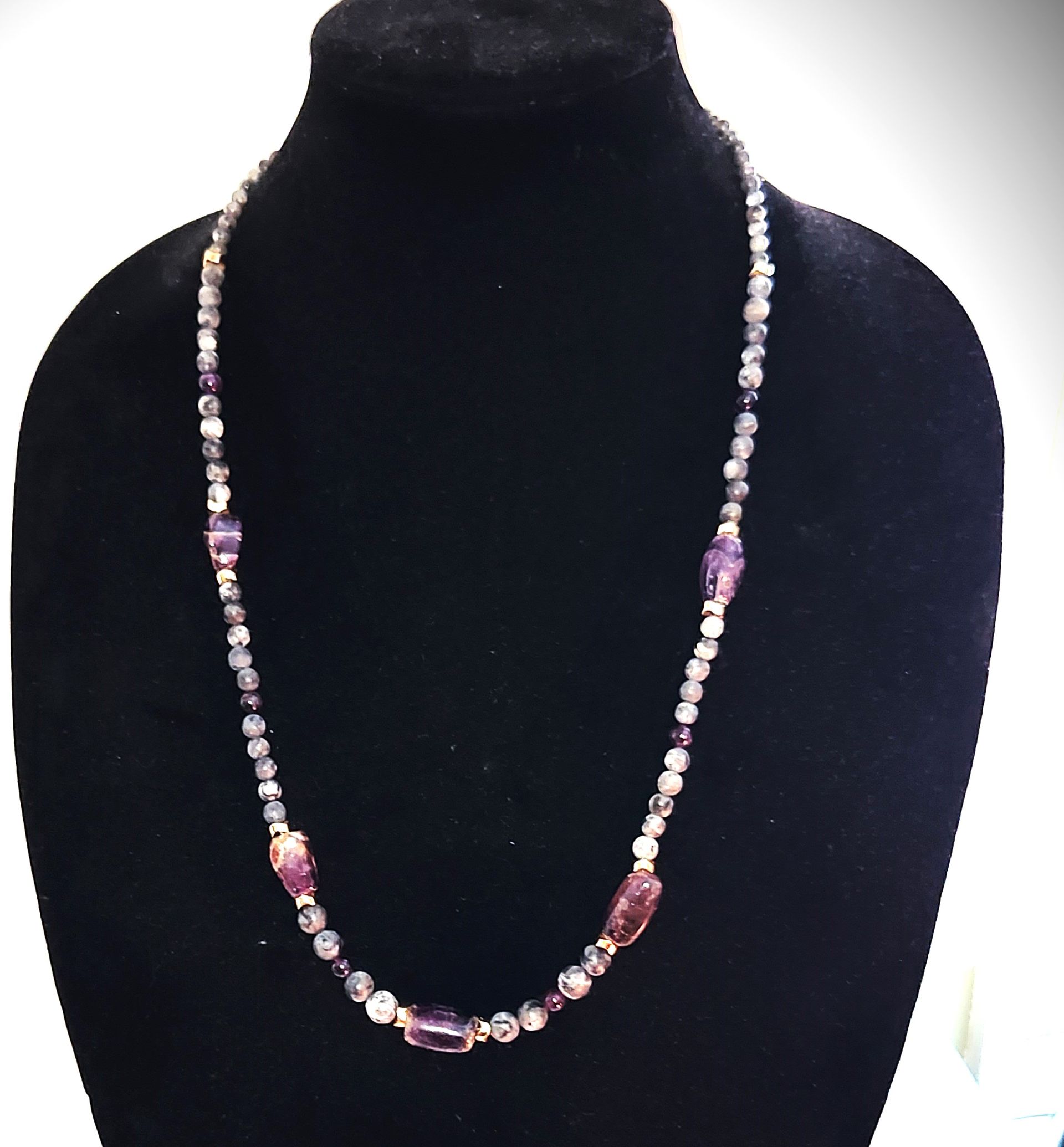Handmade Crystal Jewelry - Cool Carnelian Turquoise Crystal Necklace ...