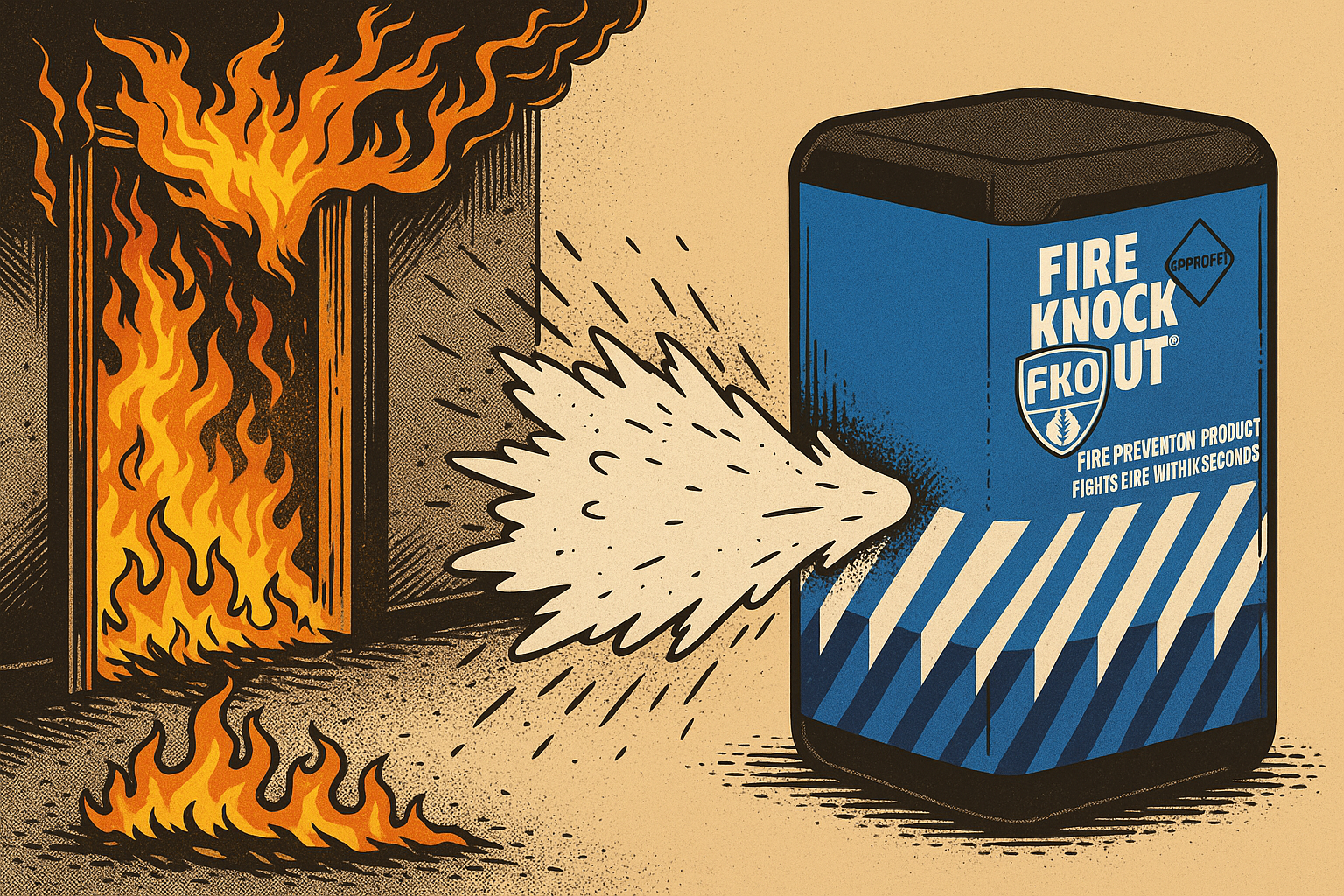 Fire Knock Out 1 en 2 liter